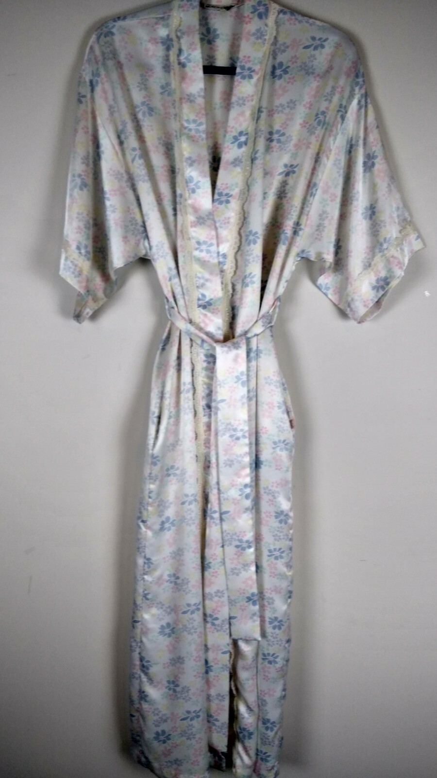 CAROLE HOCHMAN Vintage Sm Floral Robe Long Polyester … - Gem