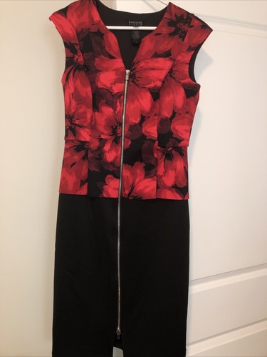EnFocus Studio Red & Black Dress ~ Size 8 | eBay