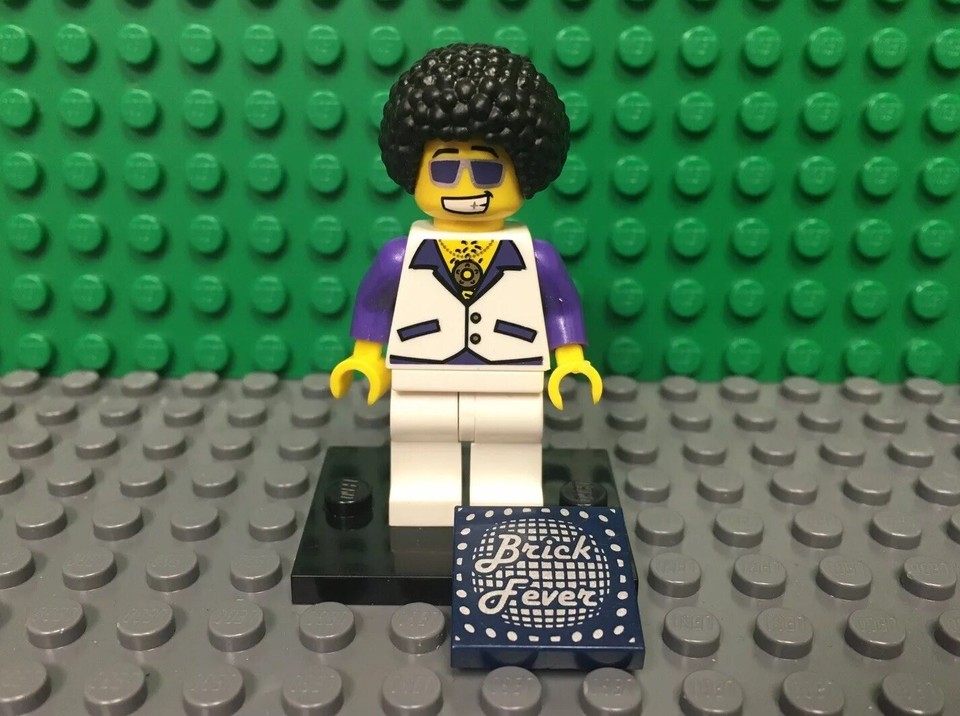 LEGO Disco Dude 8684 Collectible Minifig Series 2 COL2-13 100% Complete ...