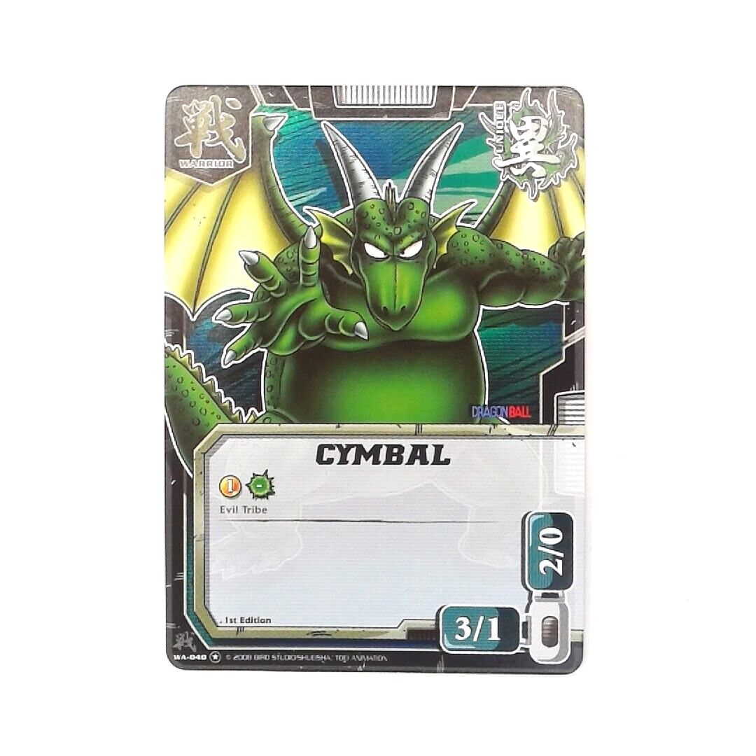 Dragon Ball Z Cymbal WA-040 1st Edition Foil Warriors Return 2008 | eBay