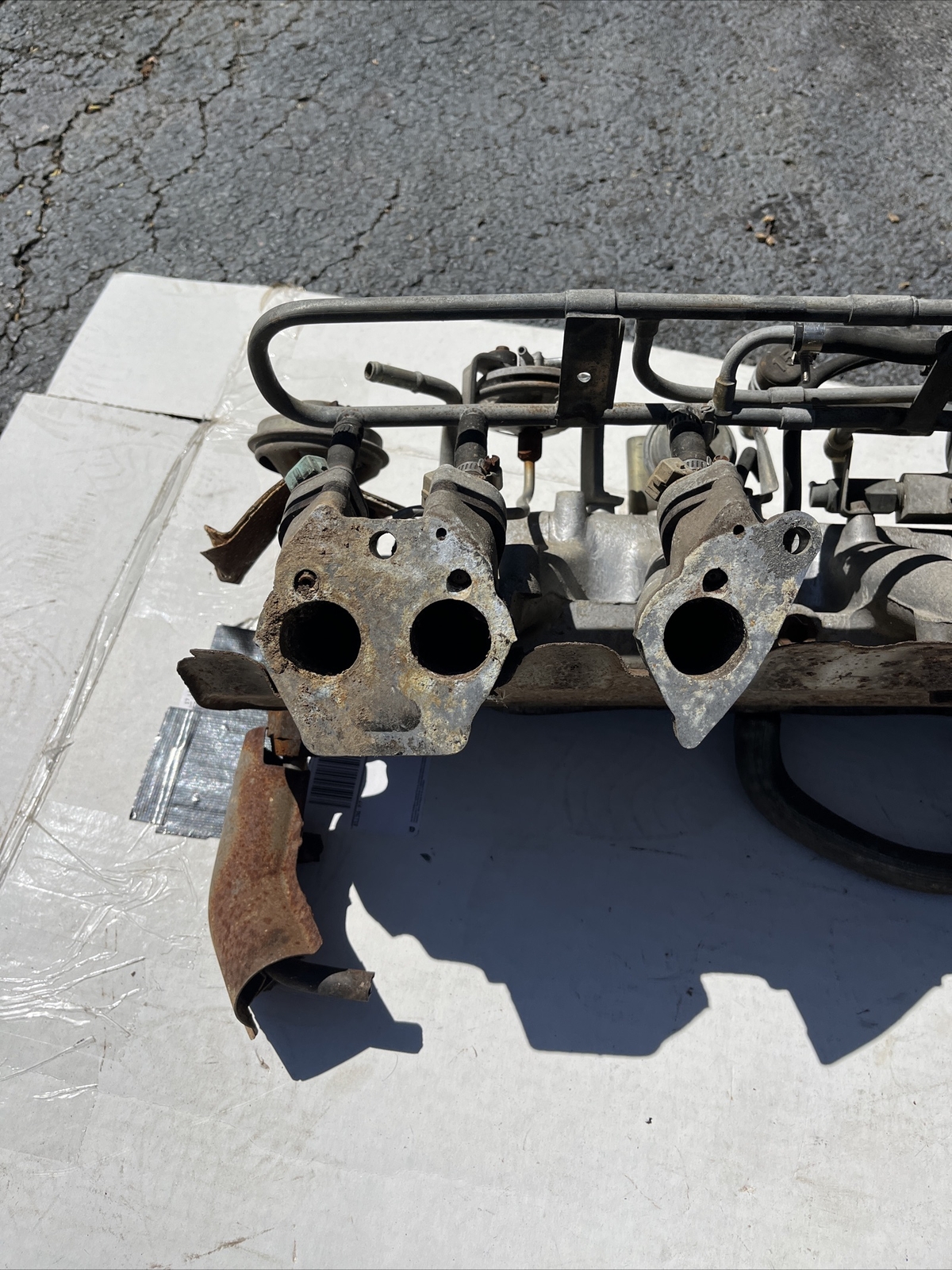 Datsun 280z N47 EFI intake manifold COMPLETE OEM | eBay