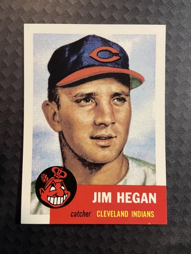 Jim Hegan #80 1991 Topps Archives 1953 Cleveland Indians | eBay