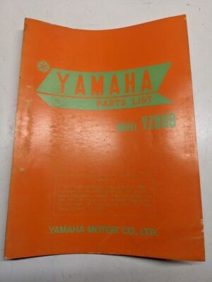 Original Yamaha OEM Parts List Book Model YZ80B 1974 492-28198-60 ...