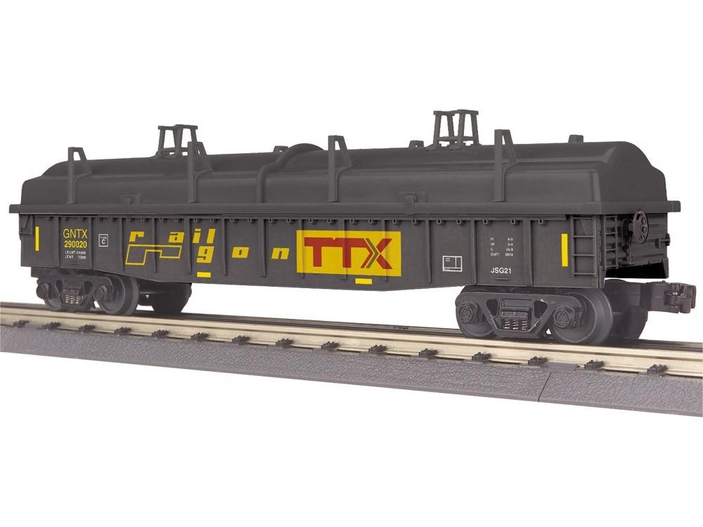 MTH Train O Scale Railgon Gondola Car 290020 with Cover 30-72214 New In ...
