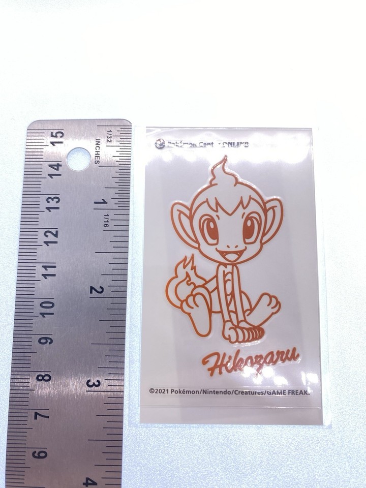 Pokemon Center Online Decal Sticker Chimchar Japan In Stock | eBay