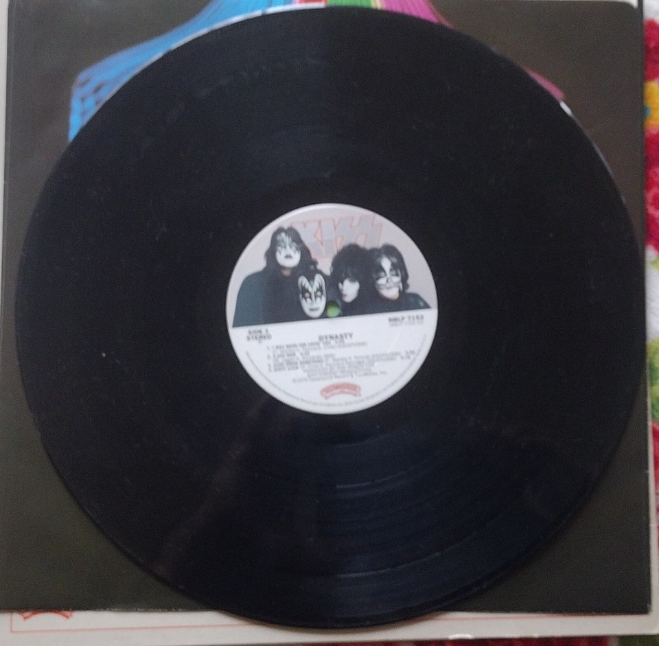 1st Press 1979 KISS "Dynasty" LP - EX Disco KISS! + KISS Army Mini ...