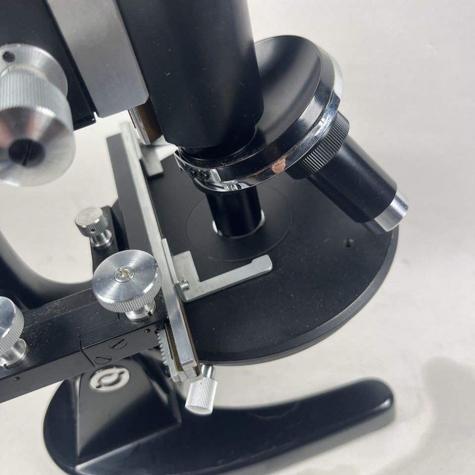 Zeiss Winkel 88968 Monocular Microscope in Original Oak Locking Case ...