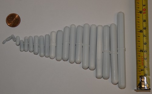 PTFE Magnetic Stirrer Mixer Stir Bar Spin Bars Mixing Retriever Size 5 ...