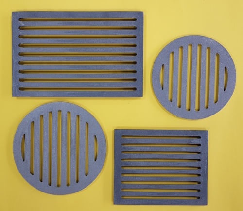 Cast Iron Grate round Grid All Sizes Grating Fireplace Furnace Stove 1A ...