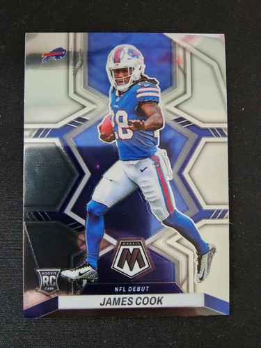 2022 Panini Mosaic James Cook NFL DEBUT Rookie Card RC #285 Buffalo ...