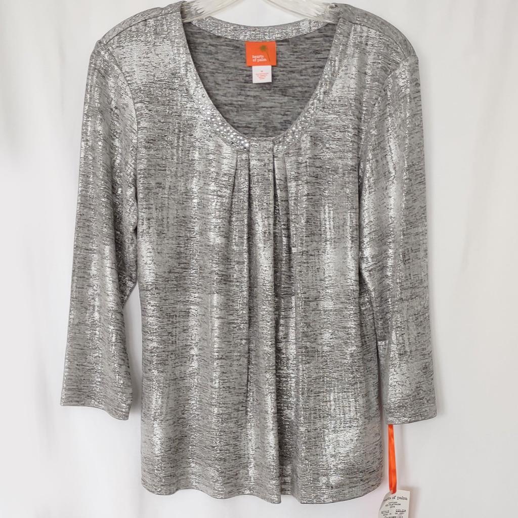 Womens Metallic Tunics