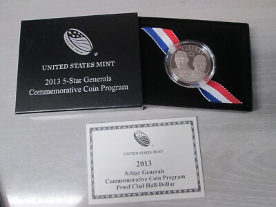 2013 5 Star Generals Proof Half Dollar Commemorative Coin | eBay