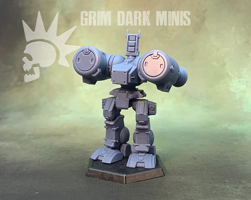 BTech Scale - Longbow proxy mech - closed launchers (retro style) | eBay