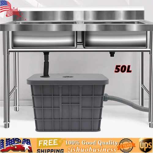35l Grease Trap Interceptor 7-stage Filtration 2.1 T/h Waste Oil-water ...