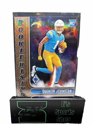 2023 Phoenix Football Quentin Johnston RC /50 Gold Rookie Rising ...