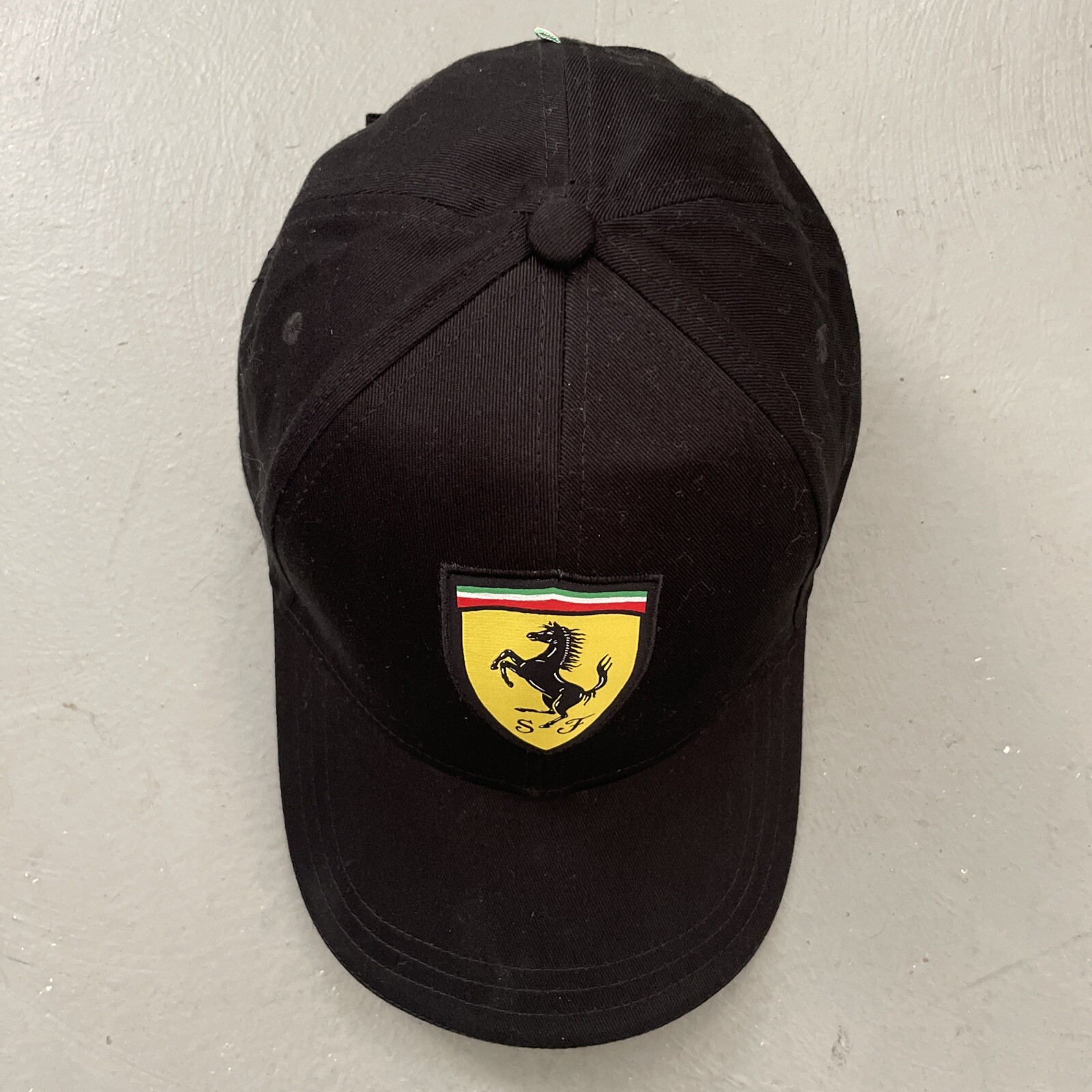 Ferrari SF Racing Logo Crest Emblem Adjustable Hat Lu… - Gem
