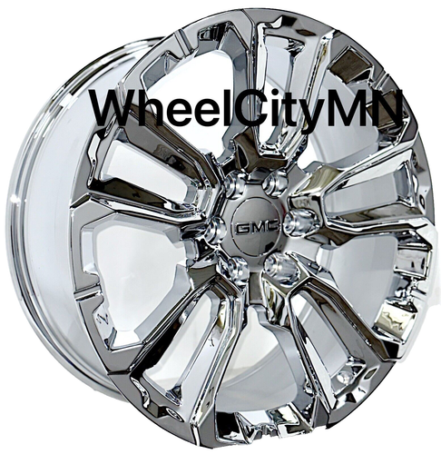 22” chrome OE 84582669 replica wheels fits GMC Sierra 1500 Denali ...