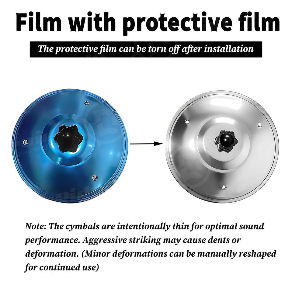 Silver Car Drum Cymbal Air Vent Make Your Driving More Fun Car Crash ...