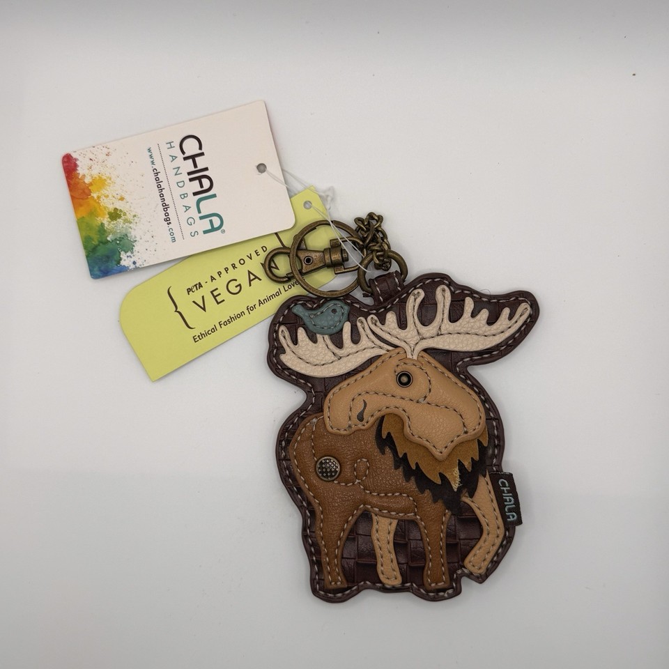 CHALA Moose Key Chain Coin Bag Leather | eBay