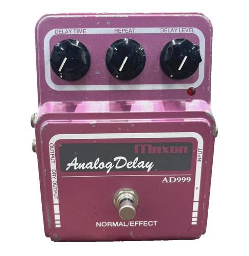 Maxon AD-999 Analog Delay Guitar Effects Pedal Made in Japan Tested ...