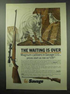 1963 Savage 110 Rifle Ad - The Waiting Is Over | eBay