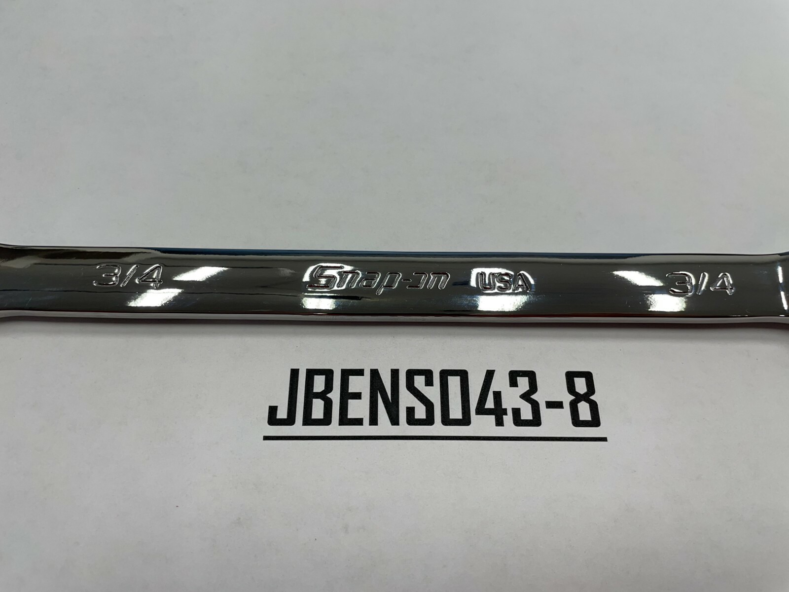 Snap-on Tools 3/4" SAE 0° Non-Reversing Ratcheting Combo Wrench SOXR24A ...