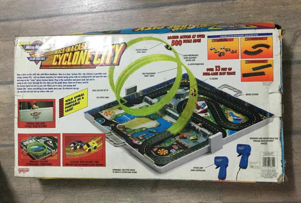 Micro Machines Electric Road Racing Race IN Case Rare Not Complete | eBay