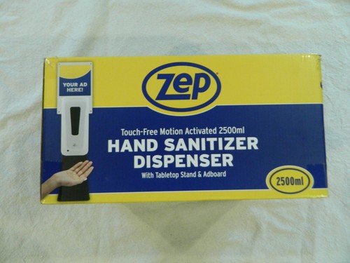 ZEP Touch-Free hand sanitizer/soap dispenser with tabletop stand TFHSU ...