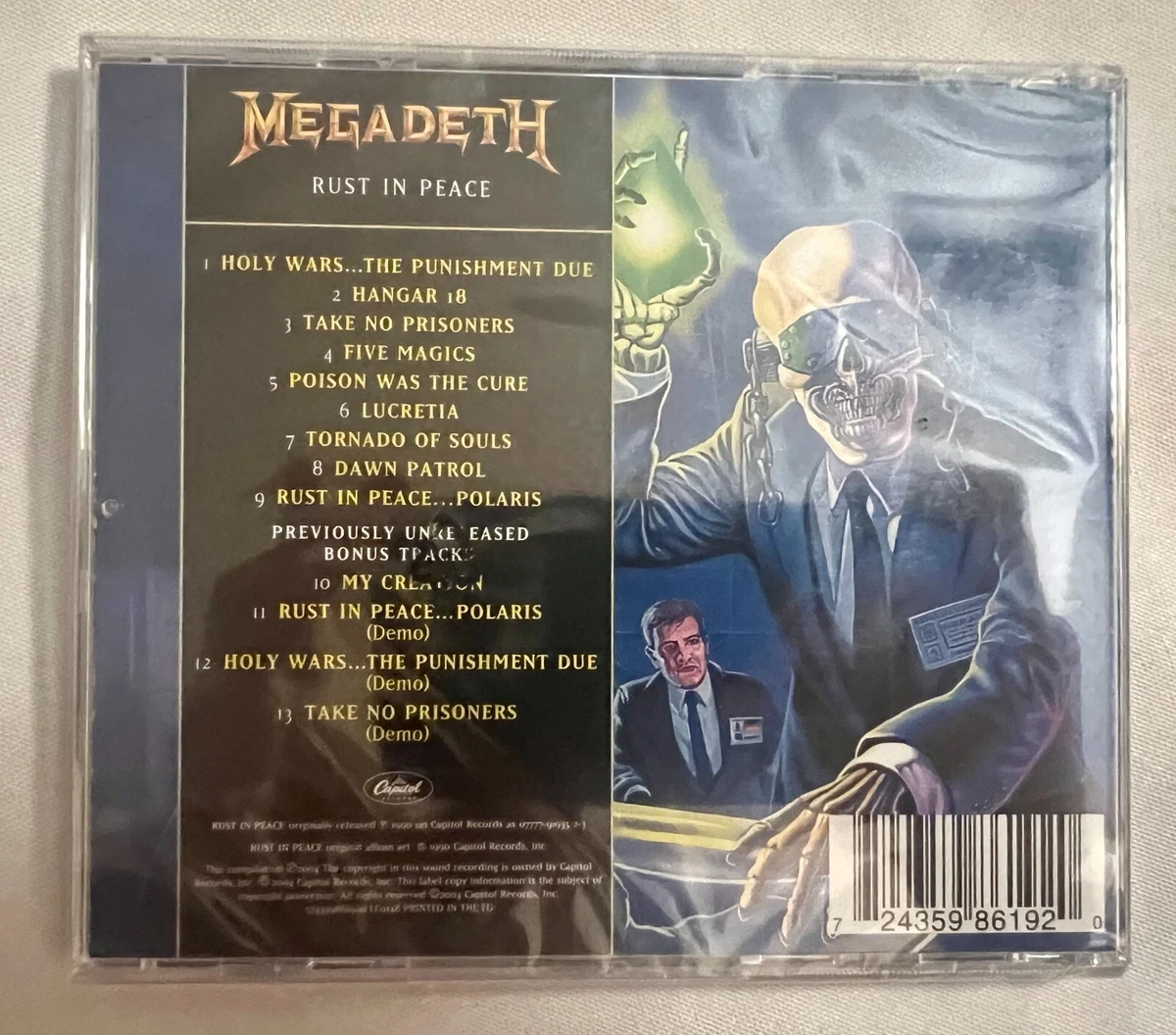 Megadeth Rust In Peace Remastered
