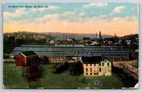Du Bois Iron Works DuBois Pennsylvania PA c1910 Postcard | eBay