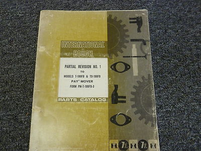 International Hough T180FB TD180FB Paymover Truck Parts Catalog Manual ...