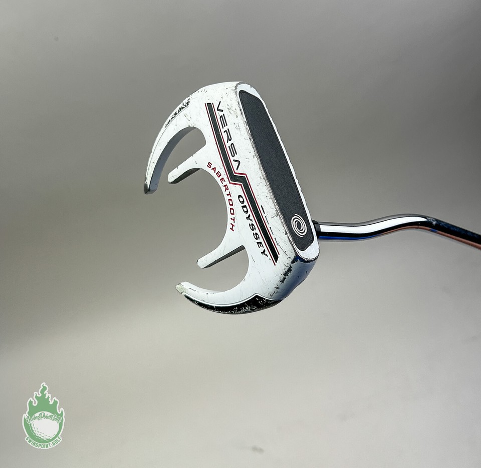 Used Right Handed Odyssey Versa Sabertooth 35" Putter Steel Golf Club ...