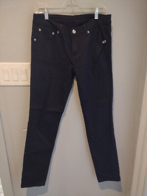 J & JJ Company Women's Black Denim Lightweight Jeans New with Tags Size ...