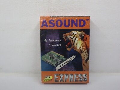 Asound Express 2 pci SPDIF sound card 32 bit 4.1 Chan. A3D HRTF NEW ...