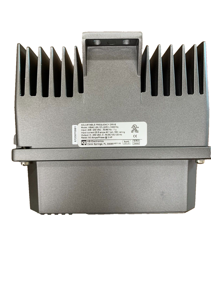 KBAC-291P (10001) 3HP, 1PH Input Nema 4X KB AC Drive | eBay