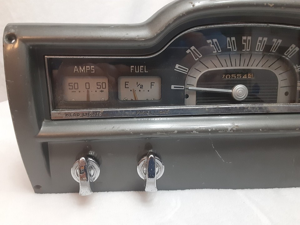 ** Vintage 1951 1952 Plymouth Speedometer 100 MPH Cluster Mopar ...
