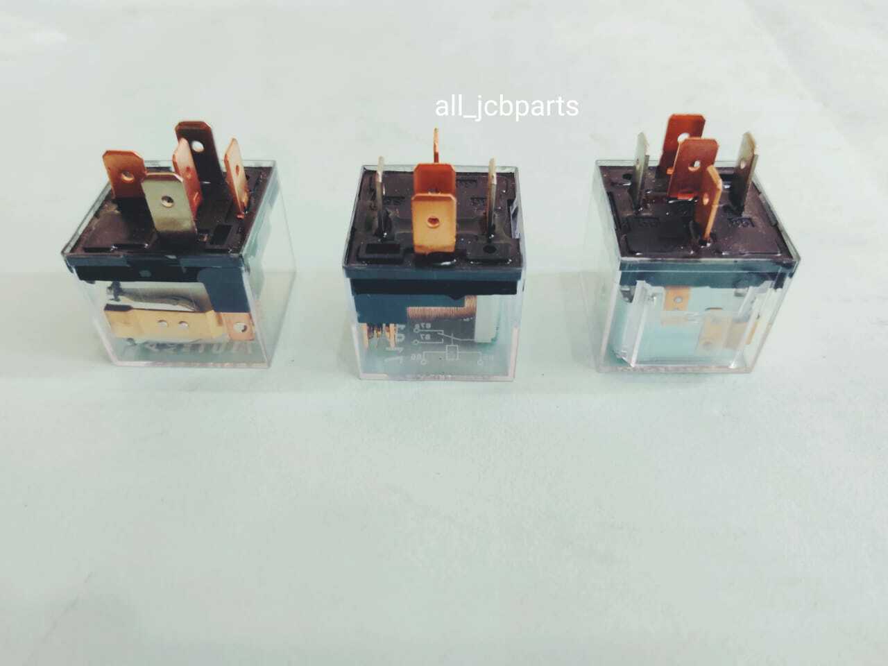 Jcb Relays- 4 Pin, 5 pin, Micro Relay 4 Pcs Each (716/30149 716/09500 ...