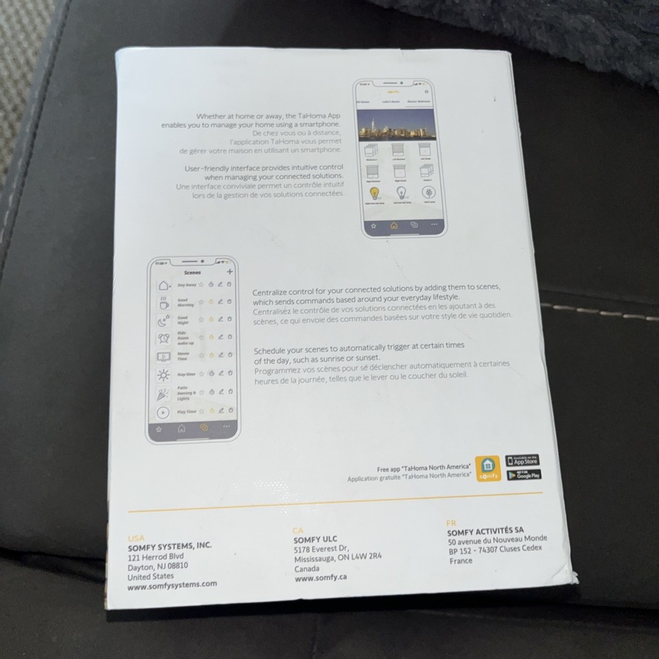 TaHoma Hub - Smart Home Gateway for RTS Blinds, Shades, and Awnings | eBay