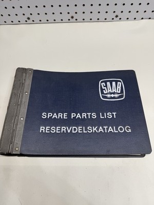Vintage SAAB Spare Parts List Binder – Reservdelskatalog – Part 2 ...