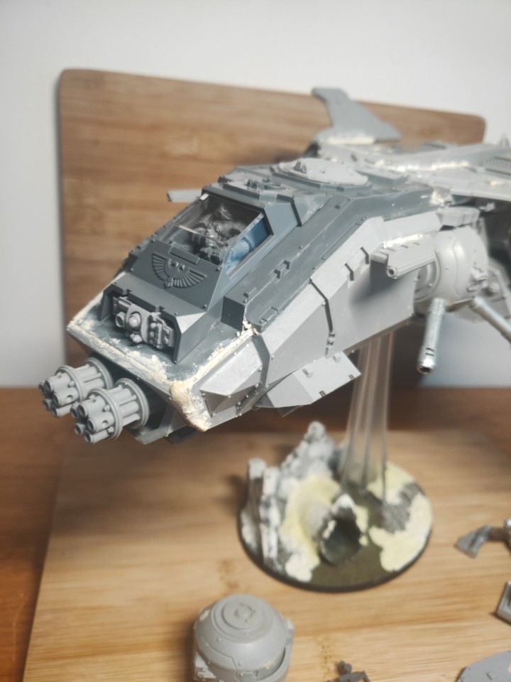 Warhammer 40k Space Marine E Fire Raptor Gunship Forgeworld Oop Part ...