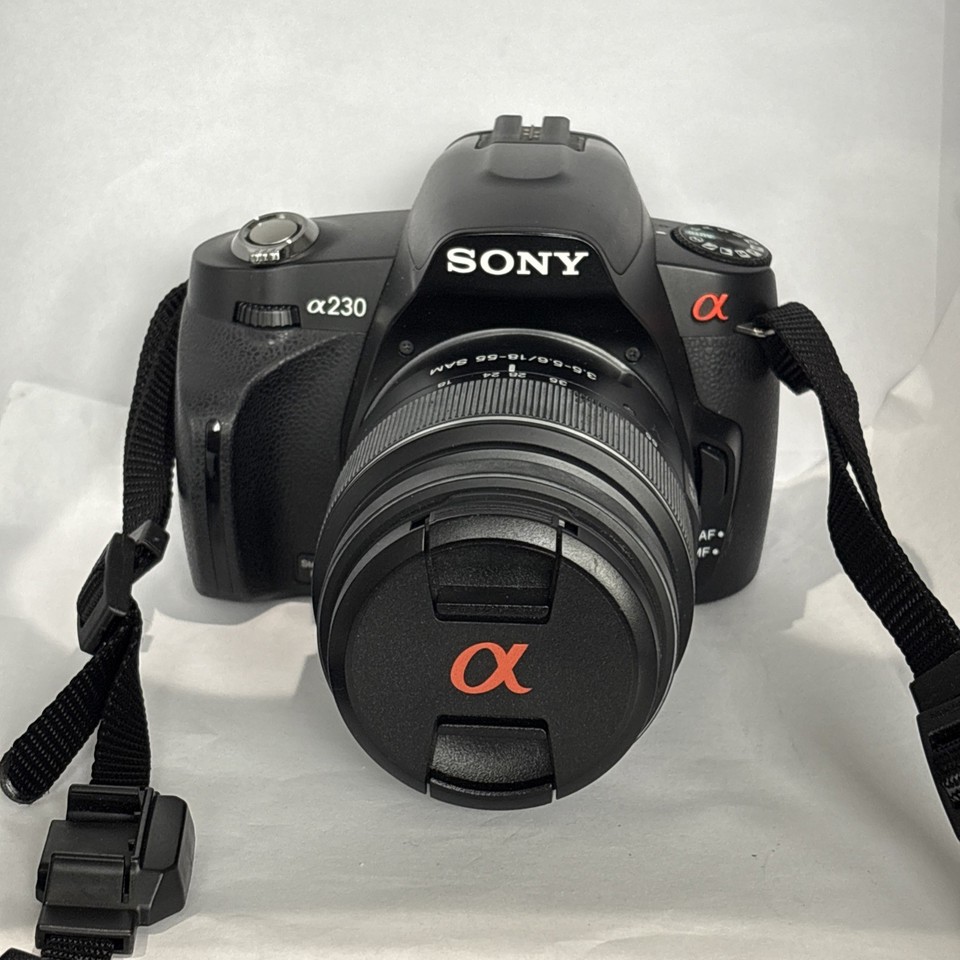 Sony Alpha A230 DSLR Camera 10.2MP + 18-55mm f/3.5-5.6 Lens | eBay