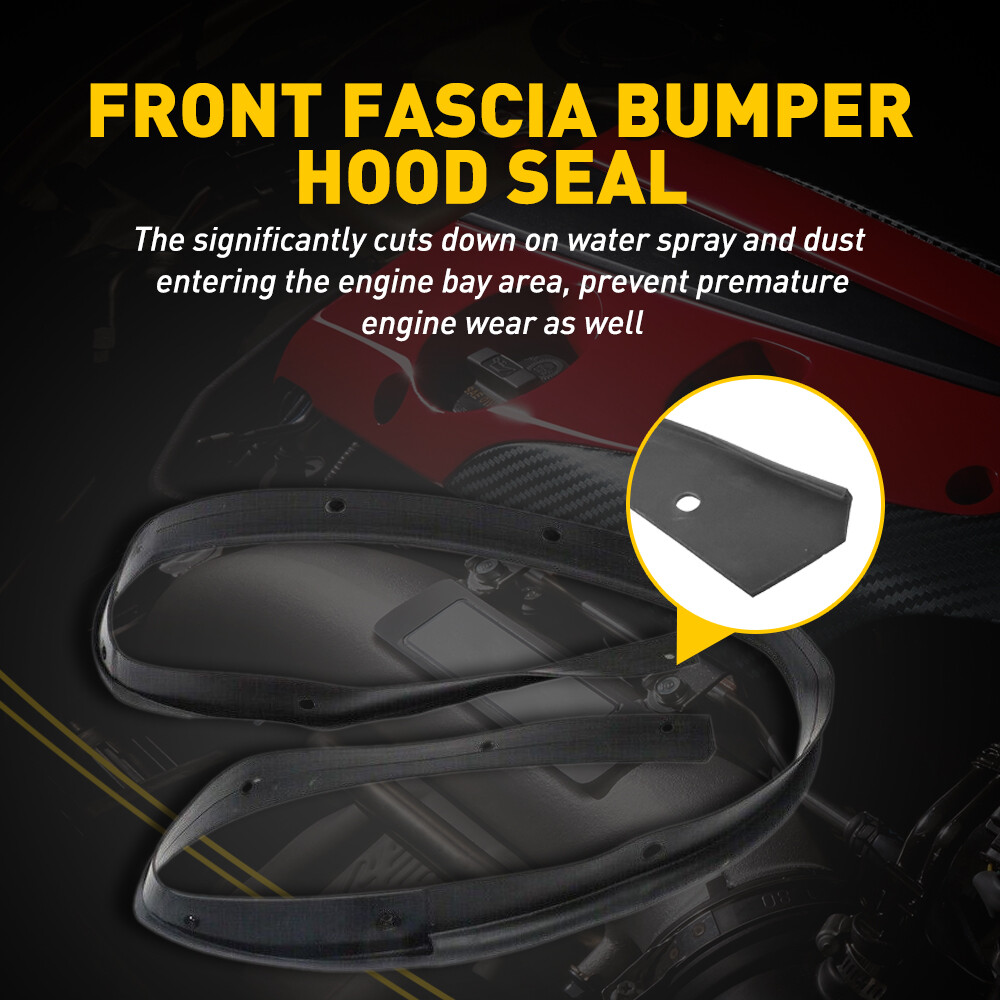 Hood Seal Gasket Rubber Replacement For 2016-2019 Honda Civic OE#74146 ...