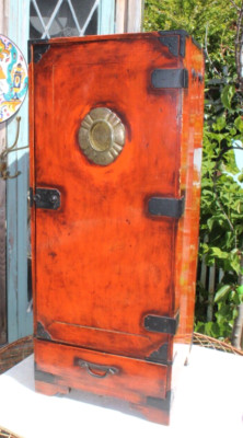 Antique Japanese Edo Era Early 1800's Gyosho Bako Peddler's Tansu Chest ...