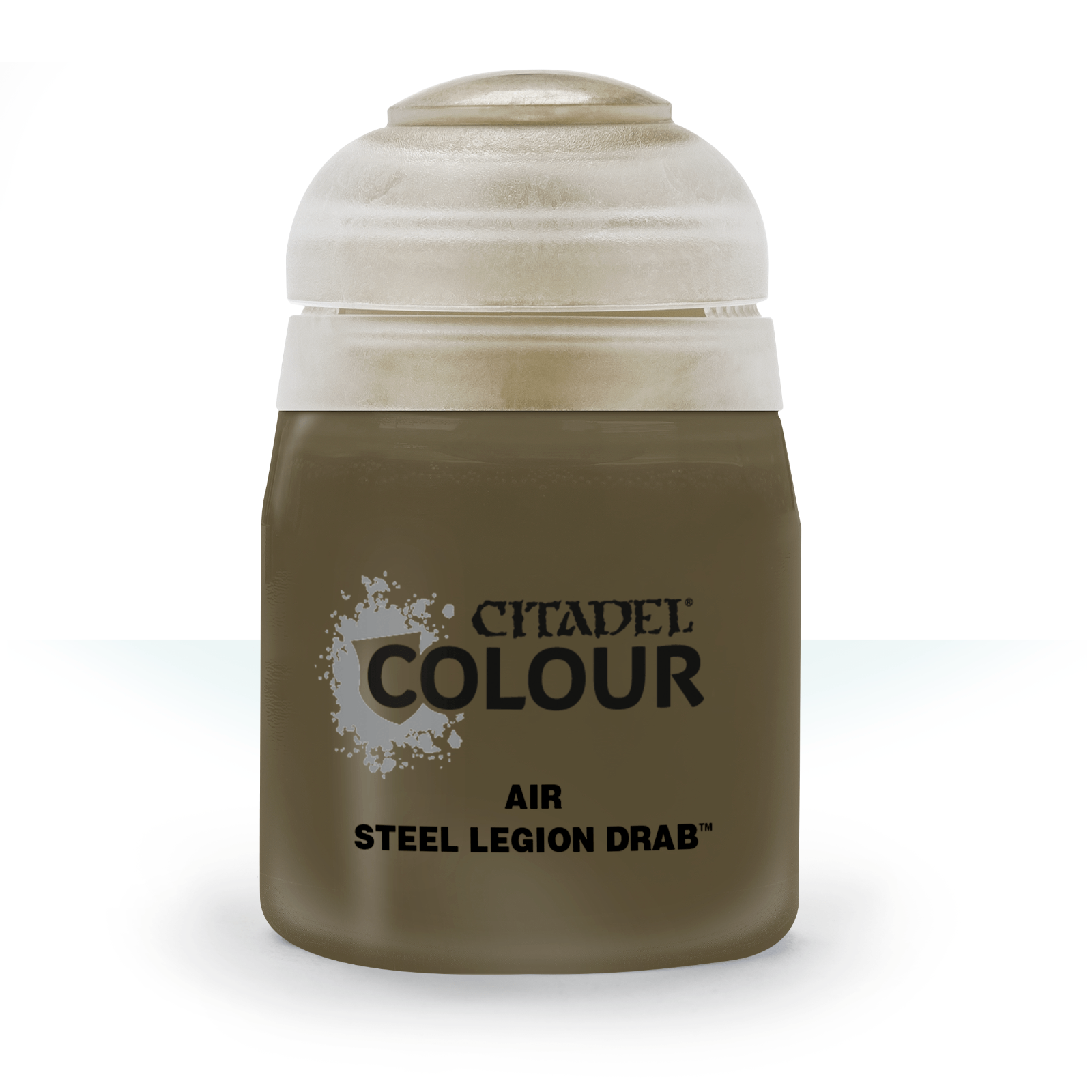 AIR STEEL LEGION DRAB 24ml 28-18 Paint Pot (Games Workshop Citadel 40K ...