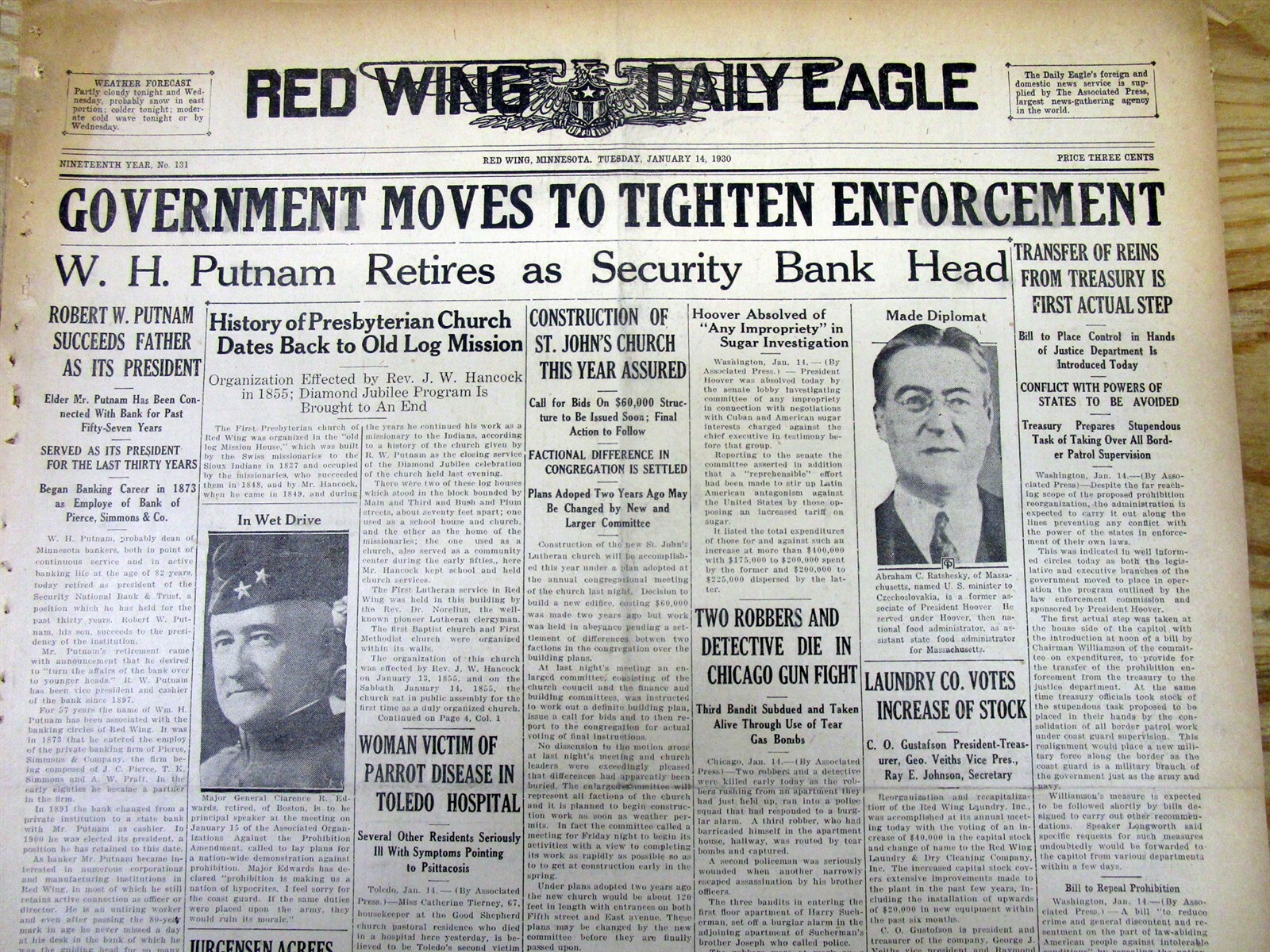 Press Newspaper In 1930