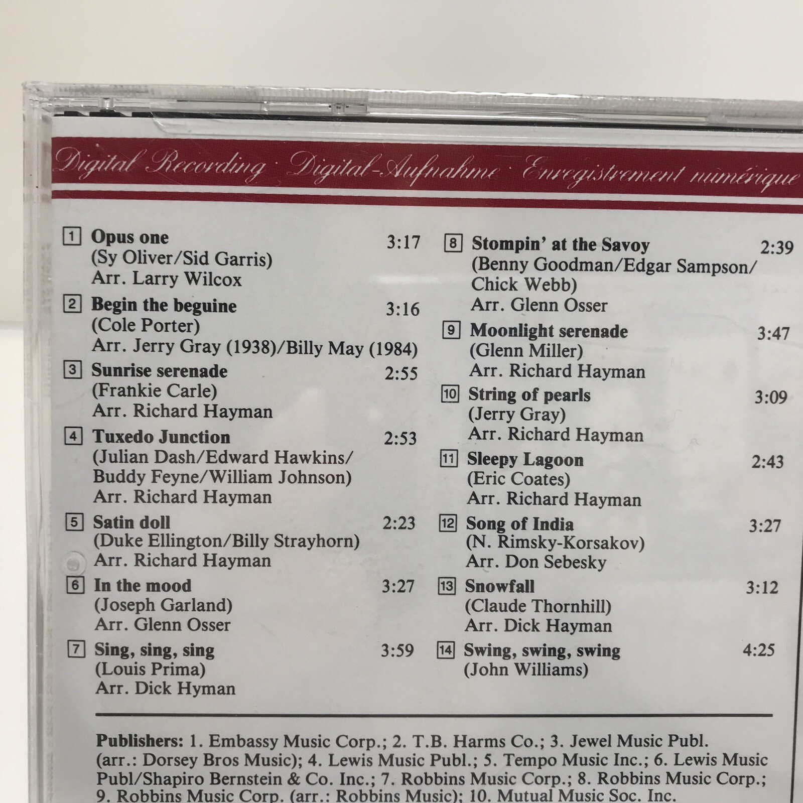 Swing+Swing+Swing+by+Boston+Pops+%28CD%2C+1990%29 for sale online | eBay