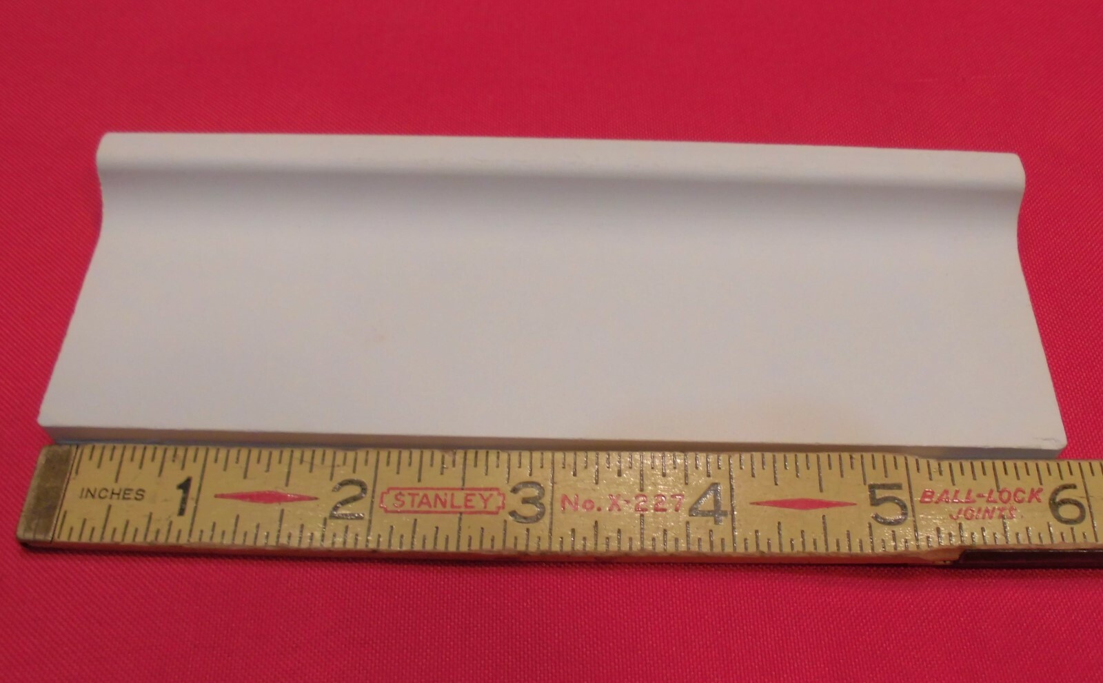 42 pcs. *Bright Linen-Tan* Ceramic Radius Bullnose Tiles by American ...