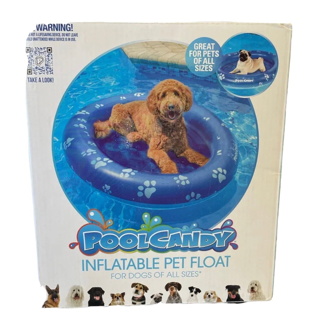 PoolCandy Inflatable Pet Float - Easy Set Up Doggy Pool Floats | eBay