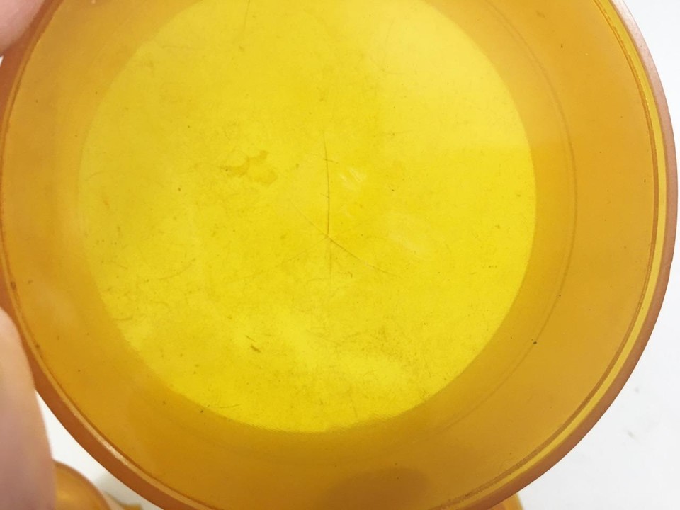 Dresser Set Art Deco Vtg 2 pc Celluloid Powder Box & Hair Receiver ...