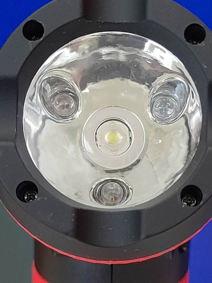 MobilePower LED Flashlight Charcoal Red Green Blue Work Light Hazzard ...